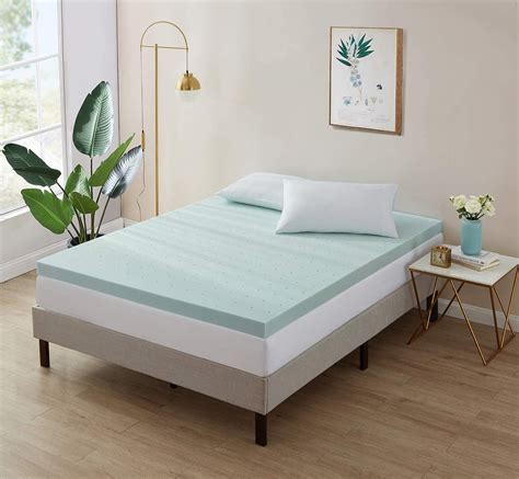 King 2 Cooling Gel Memory Foam Mattress Topper Imperial Mattress