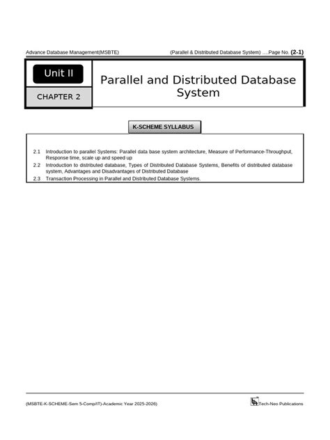 Parallel And Distributed Database Systems Pdf Databases Computer