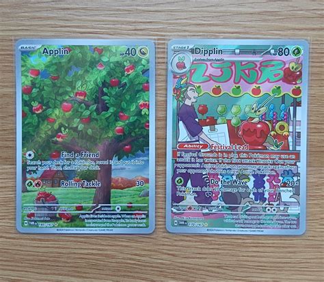 Applin Dipplin Ir Twm Pokemon Pokémon Cards Hobbies And Toys Toys