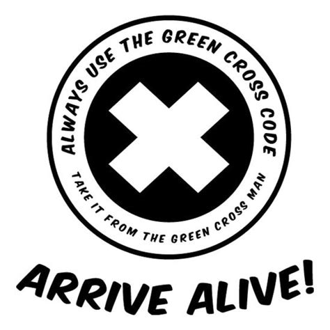 Green Cross Code Mug By Chargrilled