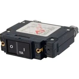 C Series White Toggle Circuit Breaker Double Pole 200 Amp