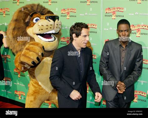Ben Stiller The Voice Of Alex The Lion Center And Chris Rock The