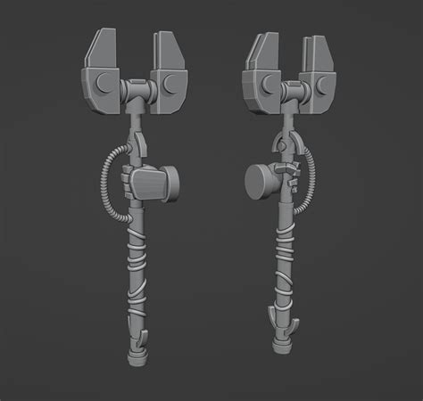 3d File Tech Wrench Staff 🔧 ・3d Print Object To Download・cults