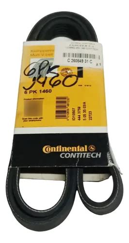 Correa Poli V Contitech 6pk1460 Mercadolibre
