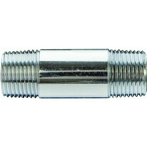 Watts Red Brass Chrome Nipple Lfacp 839 Zoro