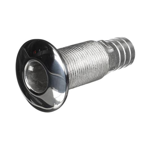 Attwood 66548 3 Stainless Steel Barbed Standard Length Straight Thru