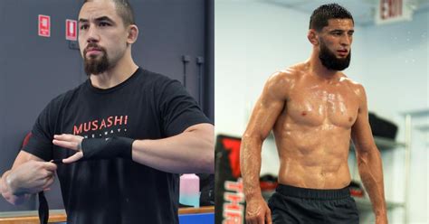 Robert Whittaker Na Jamais Reçu Doffre Pour Combattre Khamzat Chimaev Il Explique Arts