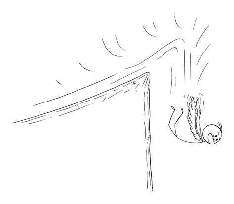 Falling Stick Figure