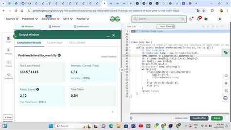 Geeksforgeeks Gfg Geeksforgeeks Dsa Codingjourney 100daysofcode Java Problemsolving