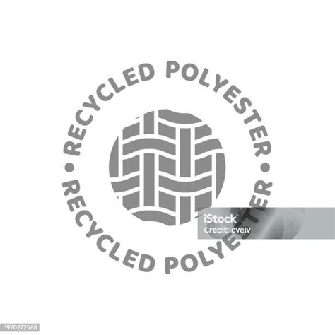 Recycled Polyester Vector Label Stock Illustration Download Image Now