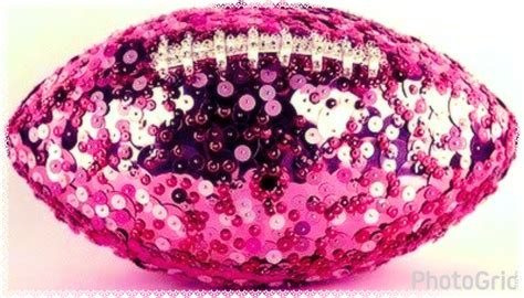 Pink Sparkle Football For Stylish Sports Enthusiasts
