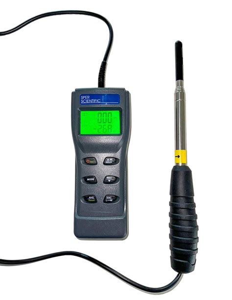 Hot Wire Anemometer With Telescopic Probe