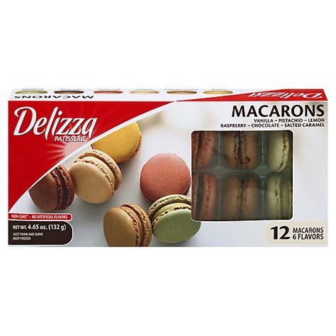 Delizza Patisserie 6 Flavors Macarons 12 Ea Pastry Dough Martins