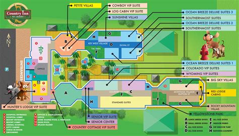 Overhead Map For A Pet Resort