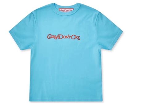 Girls Dont Cry Womens Gdc Logo Ss T Shirt Blue Red Ss23 Us