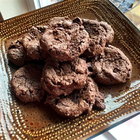 Chewy Double Chocolate Chip Cookies Recipe