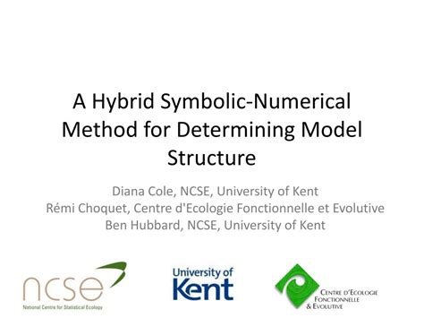 Ppt A Hybrid Symbolic Numerical Method For Determining Model