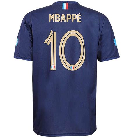 France Soccer Uniform France 2022 Mbappe 10 Nike World Cup Soccer