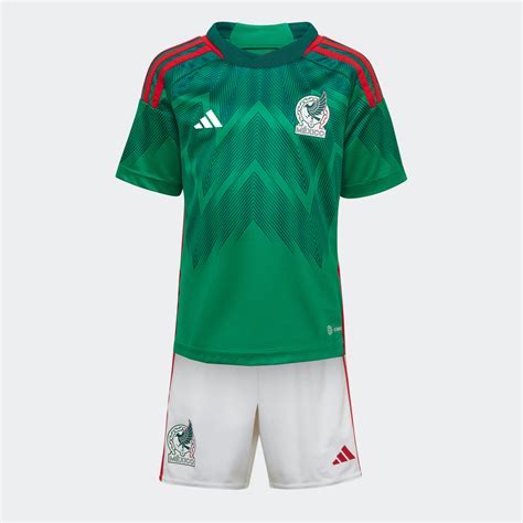Adidas Mexico World Cup 2022 Home Mini Kit Soccer Plus
