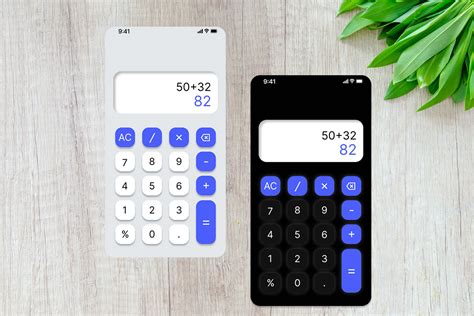 ui calculator design behance