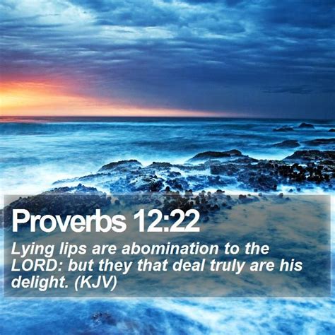 Proverbs 12 22 Kjv Artofit