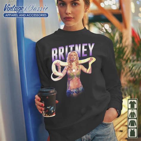 Britney Spears Shirt Vintage Slave 4 U Python Vintagenclassic Tee