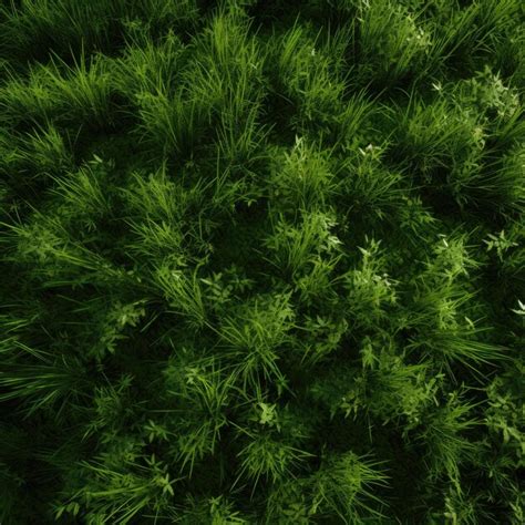 Premium Ai Image Grassy Perfection A Stunning Seamless Topdown Grass Texture
