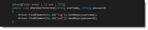 data driven testing using examples keyword in specflow