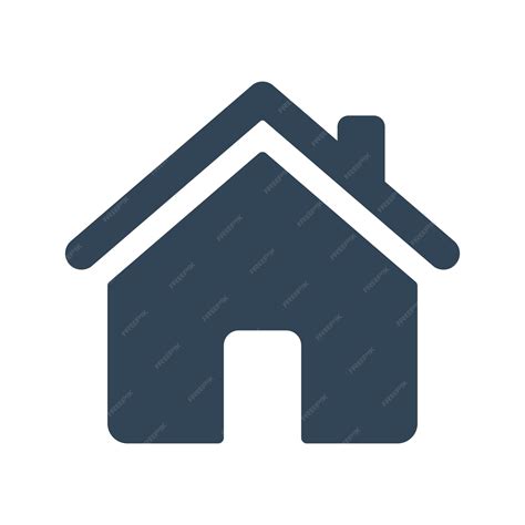 Premium Vector Home Symbol House Black Pictogram Home Page Concept