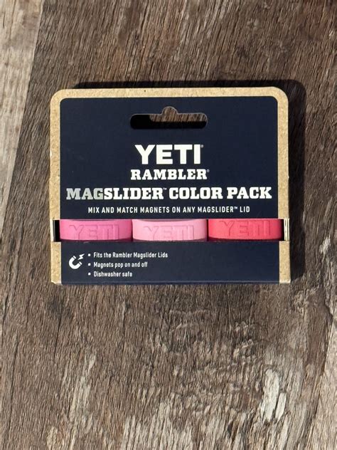 Yeti Rambler Magslider Color Pack Harbor Pink Power Pink Prickly Pear