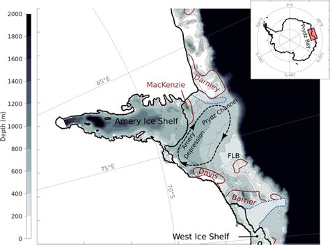 The Prydz Bay Region And Its Main Features The Four Polynyas In And Download Scientific
