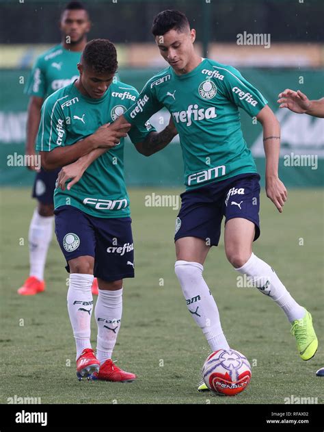 SÃo Paulo Sp 24 01 2019 Treino Do Palmeiras Players Yan And Diogo