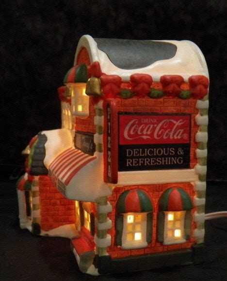1997 Coca Cola Christmas Village 1997 Coca Cola Tonys Pizza Christmas