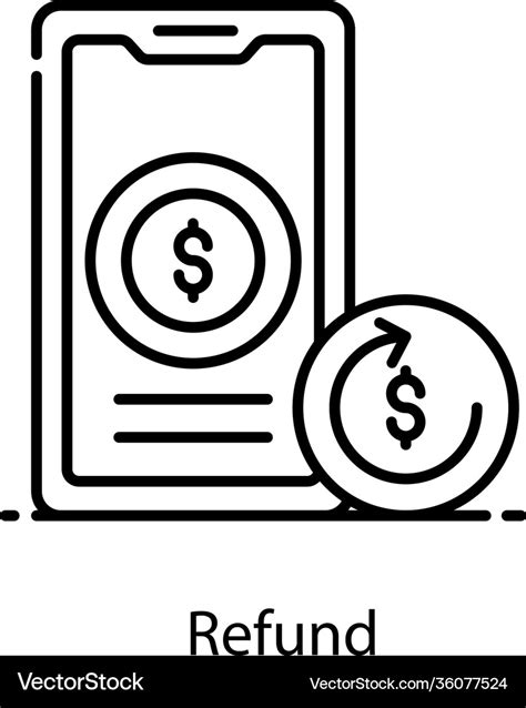 Refund Royalty Free Vector Image Vectorstock