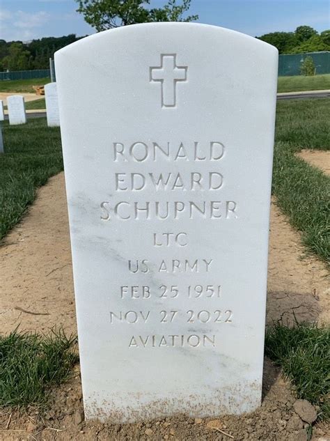 Ltc Ronald Edward Schupner 1951 2022 Find A Grave Memorial