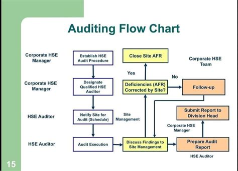 Audit Flow Chart Safety World International Private Limited
