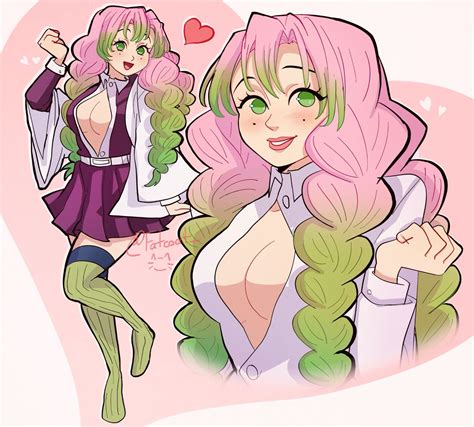 Mitsuri Kanroji The Diva Herself 🍡🌸🎀 Kny Fanart F A T C A A T 2