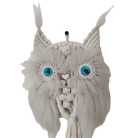 Bufnita Decorativa Din Macrame Crem 41 Cm Lungime De Agatat Emag Ro