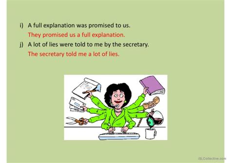 Passive Voice Exercises General Gram Español Ele Powerpoints
