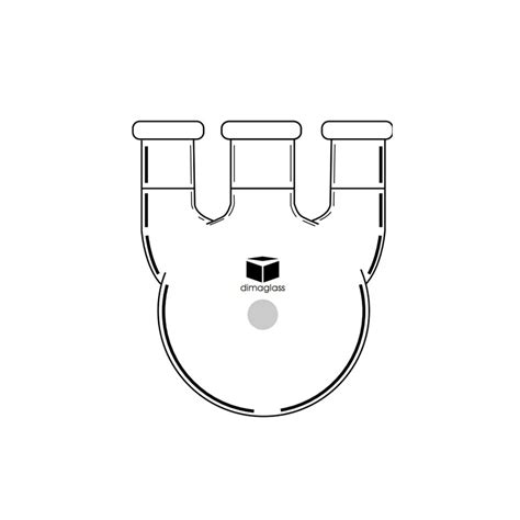 Prosource Scientific Dima Three Neck Round Bottom Flasks 4643 3307