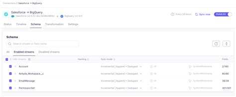 Configuring Schemas Airbyte Docs