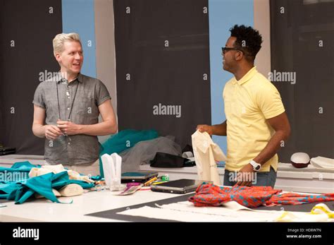 Project Runway L R Benjamin Mach Stanley Hudson In Senior Fling
