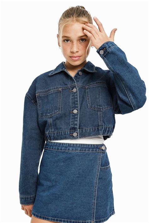 Cropped Denim Jacket