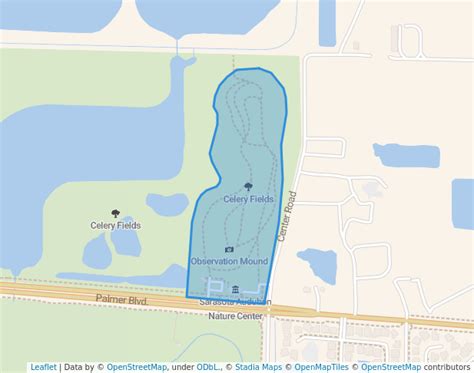Celery Fields In Sarasota Map And Routes