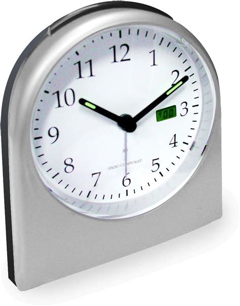 Funkwecker Analog Silber Uk Home And Kitchen