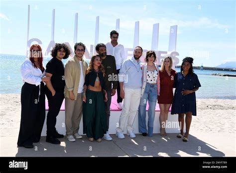 Cannes France April 06 Ramzy Bedia And Jamel Debbouze Sign Their Hand Prints At The