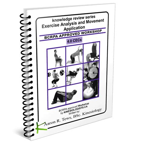 Exercise Analysis And Movement Application Online Workshop 4 Bcrpa Cecs Kinesiologistsca
