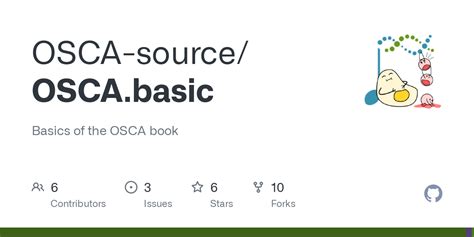 Github Osca Sourceoscabasic Basics Of The Osca Book