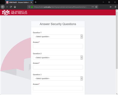I Forgot My Password Unm Netid The University Of New Mexico