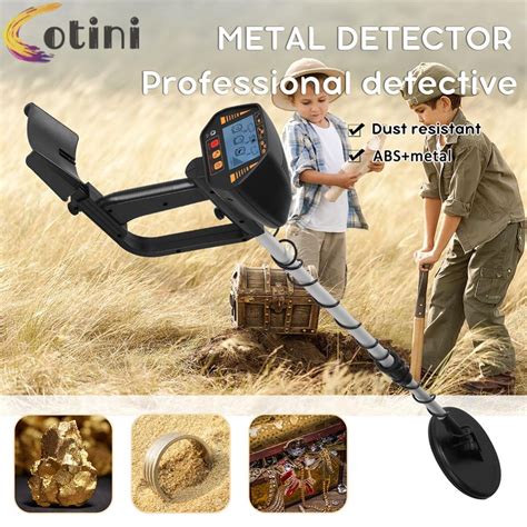เครื่องตรวจจับโลหะ สีทอง สําหรับตรวจจับสมบัติใต้ดิน Cotinith Shopee Thailand